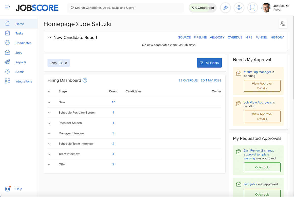 Gusto integrates with JobScore | Payroll Integrations